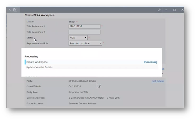 InfoTrack - PEXA Workspace App | LEAP Community