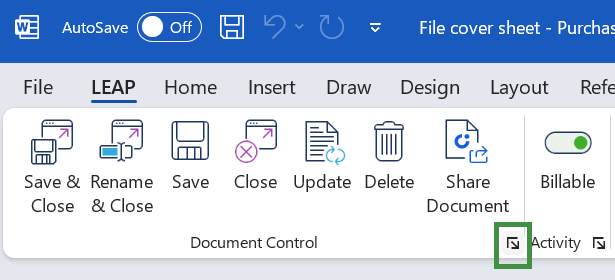 LEAP Options in Word Explained | LEAP Community