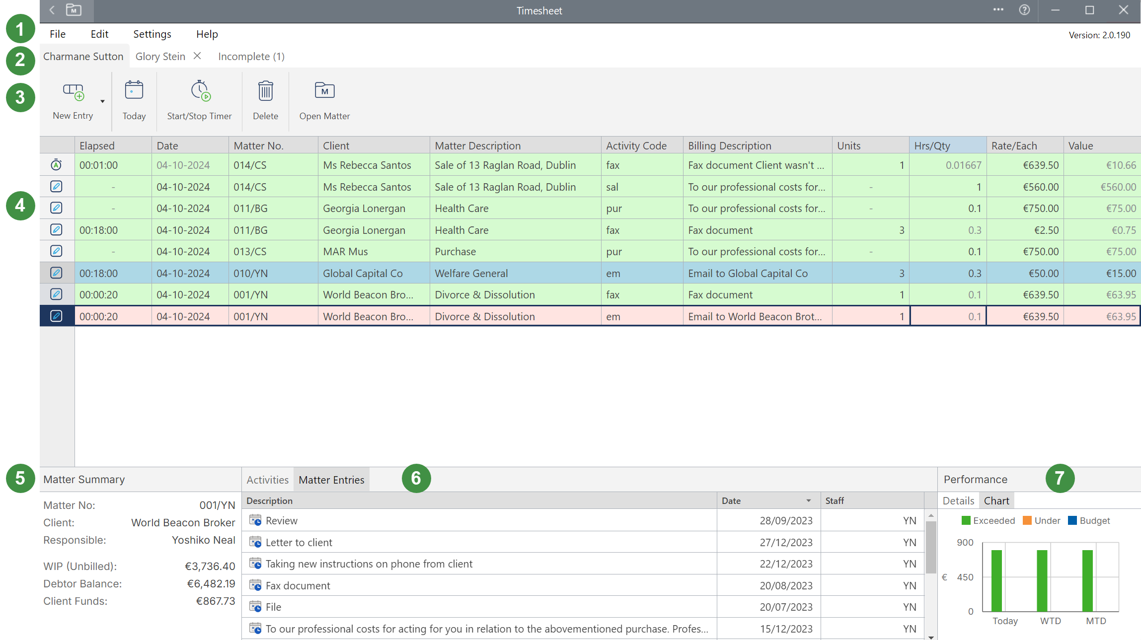 Timesheet Options Explained