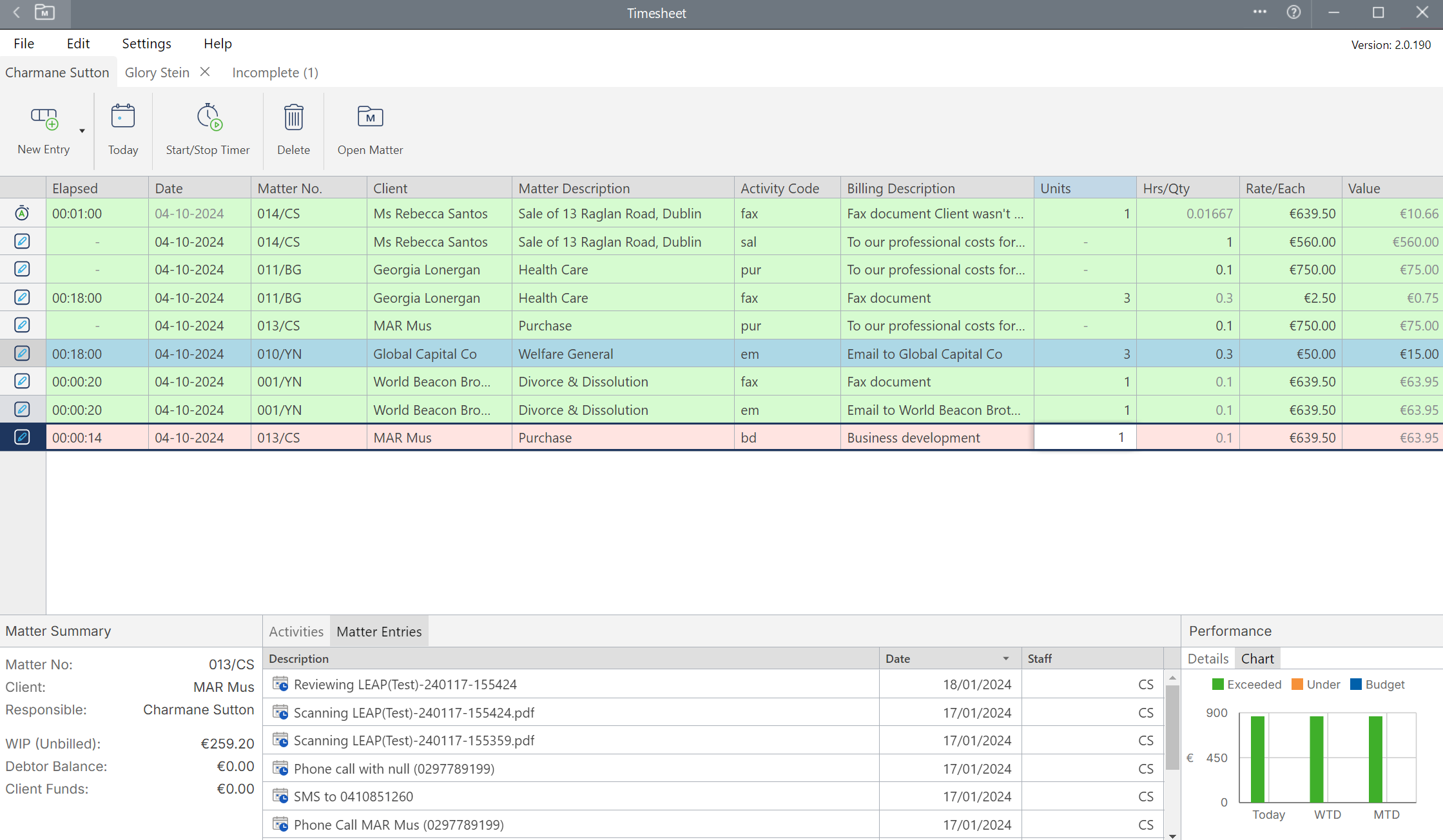 Timesheet Options Explained