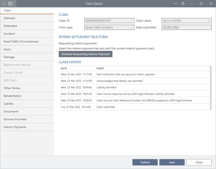 Claims Portal User Guide